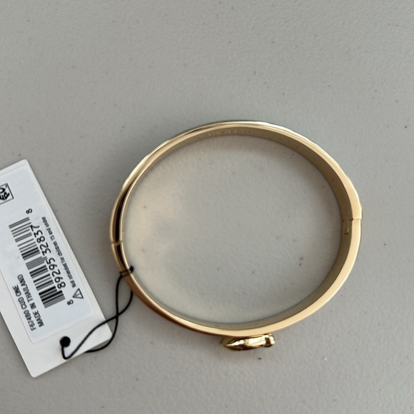 Coach | Jewelry | Coach Signature Push Hinged Bangle | Poshmark